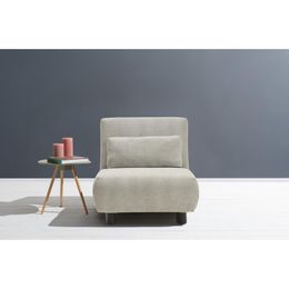 ell+ell ell + ell Schlafsofa &raquo;Minou&laquo; grau B/H/T: 85cm, Gel-Sandwichpolster