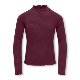 Kids Only M&auml;dchen KIDS Only Langarmshirt &raquo;KOGFRANSISKA SCHOOL LS HI-NCK TOP JRS&laquo; Viskosemischung 158/164