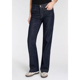 MAC Damen MAC 5-Pocket-Jeans &raquo;WIDE star&laquo; mit Aufdruck "Star" auf der Ges&auml;&szlig;tasche, weites Bein 34, L&auml;nge 30