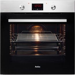 Amica Backofen &raquo;EBX 943 625 E&laquo; mit Teleskopauszug nachr&uuml;stbar mit Steam Clean Schnell startklar, einfach sauber und angenehm sicher beim Backen silber 