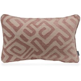 HOCK Dekokissen &raquo;Naira&laquo; mit geometrischem Muster, Kissenh&uuml;lle mit F&uuml;llung, 1 St&uuml;ck rosa Baumwolle, Leinen, Polyacryl, Polyester, Viskose B/L: 30cm x 50cm, 