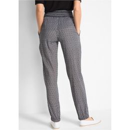 bonprix Damen bonprix Haremshose aus reiner Baumwolle, bequemer Gummizugbund, lockere Passform grau 46, N-Gr