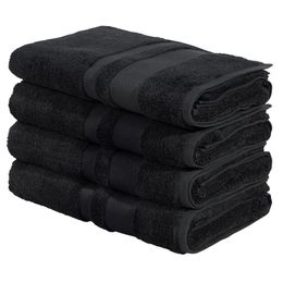 OTTO home Duscht&uuml;cher &raquo;Vanessa, 4 Duscht&uuml;cher, 70x140cm, in Standard- und Premium-Qualit&auml;t&laquo; Handt&uuml;cher mit Bord&uuml;re, 100% Baumwolle, einfarbig, weich 
