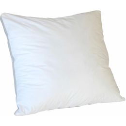 KBT BETTWAREN 3-Kammer-Kopfkissen &raquo;Wellness Hybrid&laquo; F&uuml;llung: Polyester & Federn 1 Stk. tlg. in edler Optik wei&szlig; Bezug: 100% Baumwolle. F&uuml;llung 