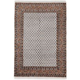 Orientteppich &raquo;Mir, auch als L&auml;ufer&laquo; rechteckig 15 mm H&ouml;he handgekn&uuml;pft, Wohnzimmer, reine Wolle beige Wolle B : 40cm 1 Stk., 15mm, L: 60cm