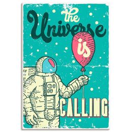 Artland Wandbild &raquo;Das Universum ruft&laquo; 1 Stk. tlg. als Alubild, Leinwandbild, Poster, Wandaufkleber in verschied. Gr&ouml;&szlig;en bunt B/H/T: 70cm x 100cm, 