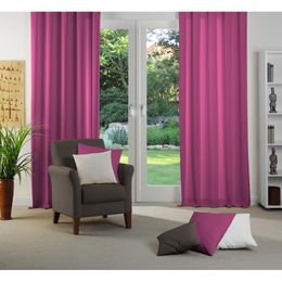 WIRTH Vorhang &raquo;Dim out&laquo; Multifunktionsband 1 Stk. tlg. nach Ma&szlig; pink Polyester 405cm, Multifunktionsband, 142cm