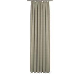 WIRTH Vorhang &raquo;Torbole&laquo; Kr&auml;uselband 1 Stk. tlg. nach Ma&szlig; gr&uuml;n Baumwolle, Polyester 265cm, Kr&auml;uselband, 132cm