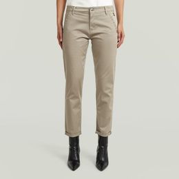 G-Star Raw G-Star Damen G-STAR Chinohose &raquo;Kate Chino Boyfriend&laquo; mit Relaxed Fit an H&uuml;fte und Oberschenkeln beige 27, L&auml;nge 34