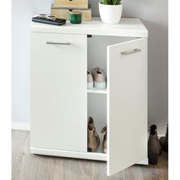 VOGL M&ouml;belfabrik Sideboard &raquo;Sunny&laquo; mit 2 T&uuml;ren wei&szlig; Holzwerkstoff B/H/T: 67cm x 80cm x 35cm, 2 Stk.