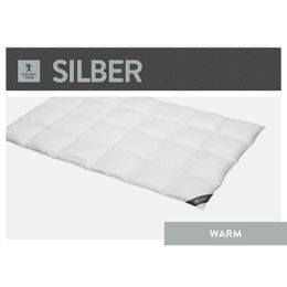 Spessarttraum Daunenbettdecke &raquo;Silber&laquo; warm F&uuml;llung 100% Daunen 1 Stk. tlg. hergestellt in Deutschland, allergikerfreundlich wei&szlig; Bettdecken Bezug: 