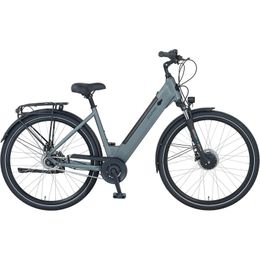 Prophete Unisex &raquo;Geniesser 2.8&laquo; 7 Gang Shimano Nexus Schaltwerk Nabenschaltung Frontmotor 250 W Pedelec, Elektrofahrrad f&uuml;r Damen u. Herren silber 