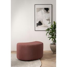 Home Affaire Hocker &raquo;MAISIE Webvelours, passende Erg&auml;nzung Drehsessel&laquo; in 3 Farben rosa B/H/T: 52cm x 45cm x 38cm, Webvelours