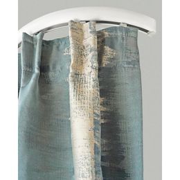 Garesa Gardinenschiene &raquo;400&laquo; 1 l&auml;ufig-l&auml;ufig Wunschma&szlig;l&auml;nge wei&szlig; Aluminium, Kunststoff B/L: 580cm, 1 l&auml;ufig