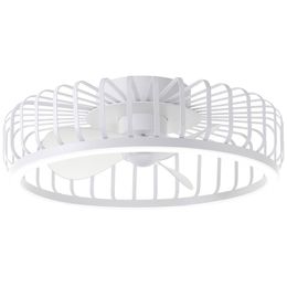 Brilliant LED Deckenleuchte &raquo;Capo&laquo; LED-Modul 1 Stk. warmwei&szlig; - kaltwei&szlig; LED-Ventilator, &Oslash; 48 cm, 4200 lm, dimmbar, CCT 1, &Oslash; 48cm H: 17cm, 1 Stk.