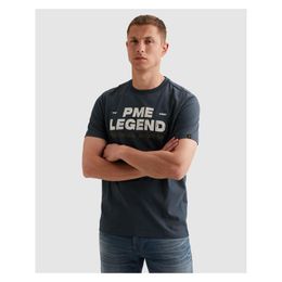 PME-Legend Pme Legend Herren PME LEGEND Print-Shirt &raquo;T-shirt RH open end jersey&laquo; Sommershirt mit Logo-Print blau XL