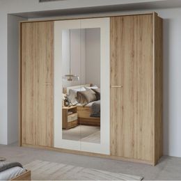 Home Affaire Kleiderschrank &raquo;Bitry, W&auml;scheschrank incl. kompletter Innenausstattung&laquo; Kleiderschrank, verstellbare Einlegeb&ouml;den 22 mm stark, tolle 