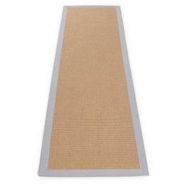 CarpetFine Sisalteppich &raquo;Sisal , auch als L&auml;ufer erh&auml;ltlich&laquo; rechteckig 5 mm H&ouml;he mit farbiger Bord&uuml;re, Anti Rutsch R&uuml;ckseite, viele Gr&ouml;&szlig;en, 