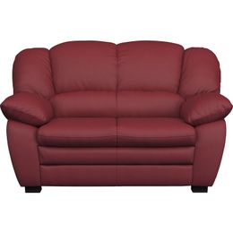 COTTA 2-Sitzer &raquo;Casino&laquo; Polstergarnitur, auch als Set erh&auml;ltlich rot 100% Echtleder B/H/T: 159cm x 88cm x 92cm, Leder PAMPAS