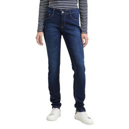 Tom Tailor Damen Tom Tailor Skinny-fit-Jeans &raquo;TTLUCIE Skinny&laquo; mit Viskose und Stretch - 5-Pocket-Style blau 26, L&auml;nge 34