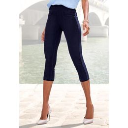 H.I.S. H.I.S Damen Caprihose im Schlupfhosen Style blau 48/50, N-Gr