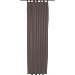 Adam Vorhang &raquo;Uni Collection&laquo; Schlaufen 1 Stk. tlg. Blickdichter aus 100% Bio-Baumwolle braun Baumwolle (Bio-Baumwolle) 345cm, Schlaufen, 142cm