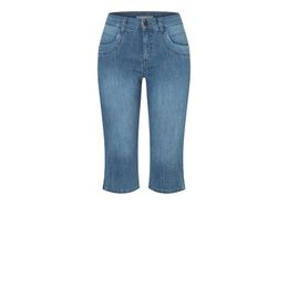 MAC Damen MAC Caprijeans &raquo;CAPRI&laquo; Eingelegte Zierfalten am Saum blau 36, N-Gr