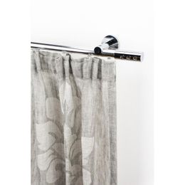 Garesa Gardinenstange &raquo;EASY&laquo; &Oslash; 20 mm 1 l&auml;ufig-l&auml;ufig Wunschma&szlig;l&auml;nge grau Aluminium B/L: 67cm x 350cm &Oslash; 20mm, 1 Stk., 1 l&auml;ufig