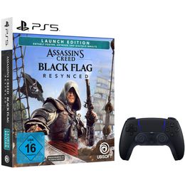 Playstation 5 Playstation 5-Controller &raquo;PS5 Controller + PS5 Assassin&rsquo;s Creed Black Flag Resynced&laquo; In deinen H&auml;nden simulieren diese dynamischen 