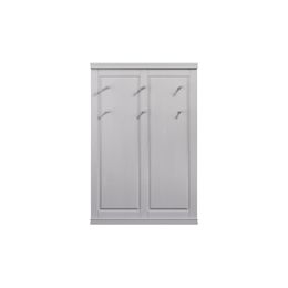 OTTO home Garderobenpaneel &raquo;Gotland&laquo; aus massiver Kiefer, FSC -zertifiziert, mit 6 Haken, 85 cm breit wei&szlig; Massivholz B/H/T: 85,4cm x 128cm x 11,7cm