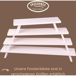 Weigla Schwibbogen-Fensterbank &raquo;Weihnachtsdeko, Made in Germany&laquo; 1 Stk. aus Buchenholz, Tiefe ca. 7,5 cm wei&szlig; Holzwerkstoff B/H/T: 60cm x 11cm x 7,5cm