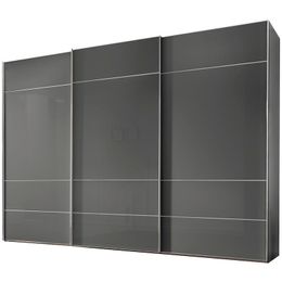 STAUD Schwebet&uuml;renschrank &raquo;Sonate Lucca, Made in Germany&laquo; Mit vier verschiedenen Ausstattungsvarianten grau Holzwerkstoff Vulkan Dekor, B/H/T: 280cm x