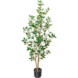 Creativ green Kunstbaum &raquo;Ficus ginseng&laquo; gr&uuml;n Kunststoff &Oslash;/H: 45cm x 130cm, 1 Stk.