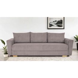 Home Affaire 3-Sitzer &raquo;MAGHERA 230 cm - OTTO. Verl&auml;ssliche Qualit&auml;t.&laquo; Schlafsofa, Bettkasten, pflegeleicht 100% Polyester B/H/T: 230cm x 79cm x 92,5cm