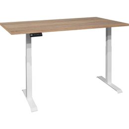 M&auml;usbacher Schreibtisch &raquo;Big System Office&laquo; Breite 180 cm, elektrisch h&ouml;henverstellbar wei&szlig; B/H/T: 180cm