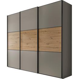 STAUD Schwebet&uuml;renschrank &raquo;Includo, Made in Germany&laquo;, mit vier verschiedenen Ausstattungsvarianten Holzwerkstoff saphir, B/H/T: 249cm x 222cm x 68cm, 