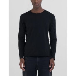 Replay Herren Langarmshirt schwarz L