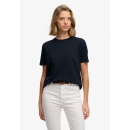 Superdry Damen T-Shirt &raquo;Essential Logo Emb Tee&laquo; aus Baumwolle, normale Passform, Rundhalsausschnitt, Kurzarm XS