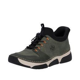 Rieker Damen Slip-On Sneaker &raquo;Ready2GO&laquo; Freizeitsneaker, Halbschuh, Schlupfschuh mit Schnellverschluss gr&uuml;n 40