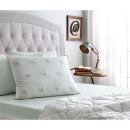 Yatas Bedding Naturfaserkissen &raquo;Bambus Majest&auml;t, Kopfkissen 40x80, 80x80 cm&laquo; 1 Stk. tlg. atmungsaktiv, allergiker geeignet (Hausstauballergiker) wei&szlig; Bezug: 100% 