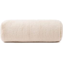 G&ouml;zze Nackenrolle &raquo;Uni Flausch Kissenrolle LaPit&laquo; beige B/H/L: 60cm x 19cm x 20cm Nackenrolle
