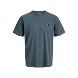 Jack & Jones PlusSize Jack & Jones Plussize Herren Jack & Jones PlusSize T-Shirt &raquo;JJCLEVELAND TEE SS CREW NECK PLS&laquo; Baumwolle, regular fit blau 5XL