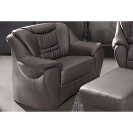 Sit & More sit&more Sessel &raquo;Benson&laquo; grau NaturLeder;Luxus-Microfaser ALTARA NUBUCK (100% Polyester);Luxus-Kunstleder Luxus-Kunstleder, B/H/T: 98cm x 94cm x 95cm