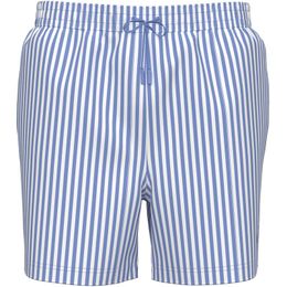 Calvin Klein Swimwear Herren Badeshorts K&ouml;rpernahe Passform mit elastischem Bund blau XXL (56), N-Gr