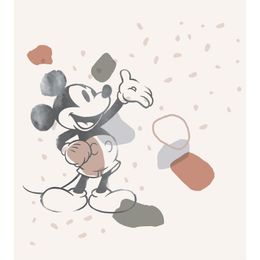 Komar Vliestapete &raquo;Digitaldruck Vlies - Mickey Organic Shapes - Gr&ouml;&szlig;e 250 x 280 cm&laquo; bedruckt glatt Kinderzimmer orange Vlies B/L: 250m x 280m, Rollen: 1