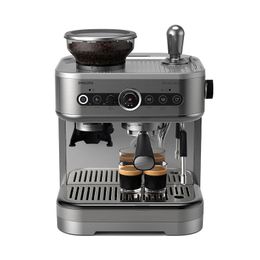 Philips Espressomaschine &raquo;PSA3218/01 Barista Brew, halbautomatisch, mit 250-g-Bohnenbeh&auml;lter&laquo; Korbfilter Siebtr&auml;ger und Milchkanne aus Edelstahl, Silber 