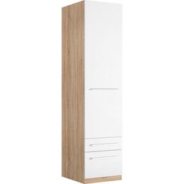 Priess Kleiderschrank &raquo;Schrank Garderobe W&auml;scheschrank Barcelona in 5 Breiten&laquo; viel Stauraum, ger&auml;umige Schubk&auml;sten, mit Spiegel, MADE IN GERMANY wei&szlig;