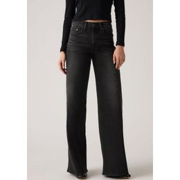Levi's Levi's Damen Schlagjeans &raquo; 728 High-Rise Wide-Leg Jeans&laquo; weite Beinform schwarz 28, L&auml;nge 34