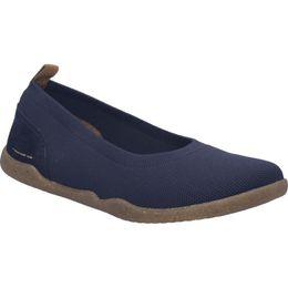 Josef Seibel Damen Barfu&szlig;schuh &raquo;Cassandra 06&laquo; Slipper, Komfortschuh, Schlupfschuh in Schuhweite G (=weit) blau 37
