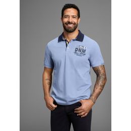 MAN'S WORLD Man's World Herren Poloshirt Kurzarm, mit Polokragen, f&uuml;r sportliche Aktivit&auml;ten blau M (48/50)